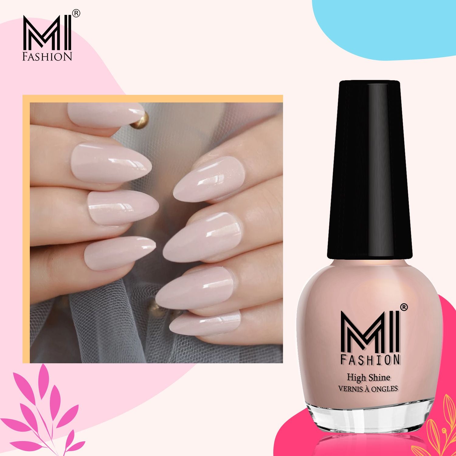 Get Creative with MI Fashion Shine Nail Polish's Wide Range of Colors